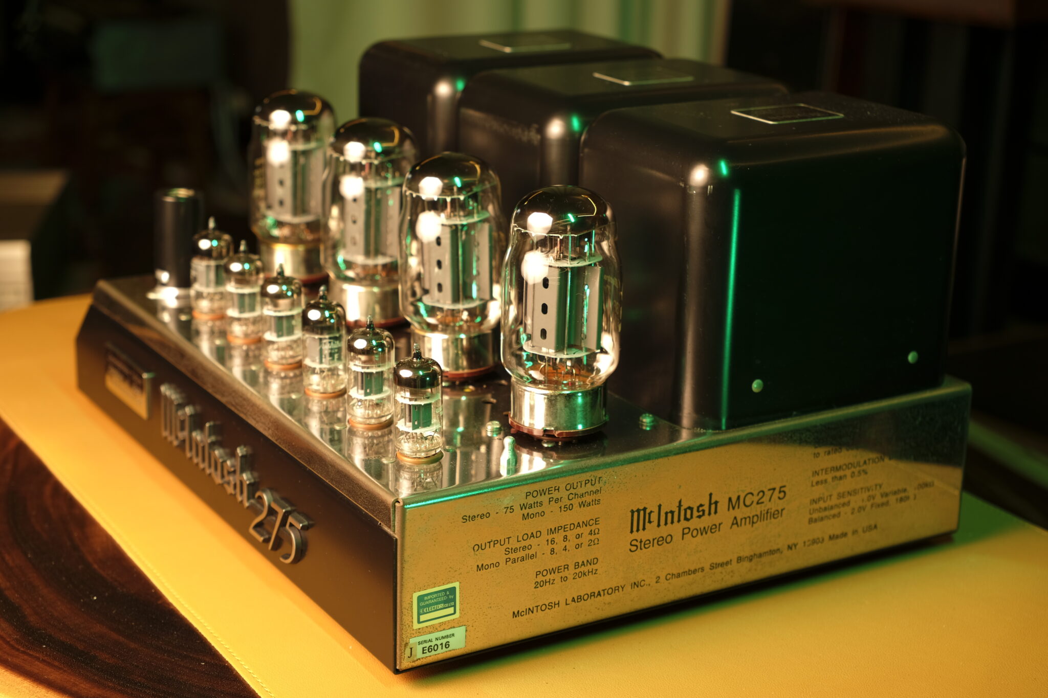 McIntosh MC 275 Stereo 75W High End Legendary Iconic Tube Power ...